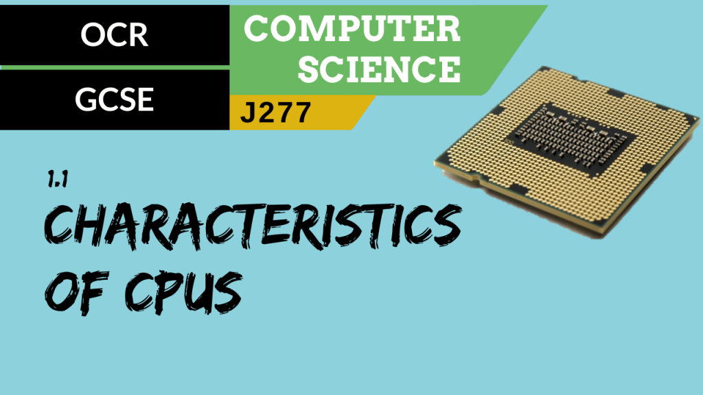 01 Ocr Gcse J277 11 The Purpose Of The Cpu The Fetch Execute