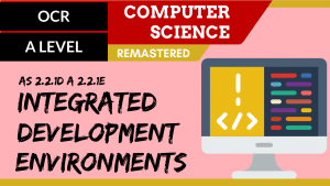 138. OCR A Level (H446) SLR23 – 2.2 Object orientated techniques - Craig 'n' Dave