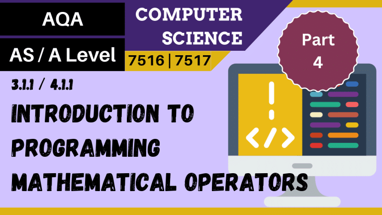 AQA A-Level Programming: Basic Constructs