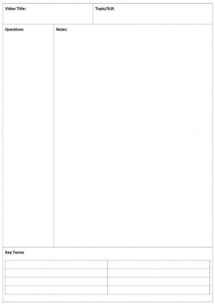Cornell note taking | Craig 'n' Dave For Teachers